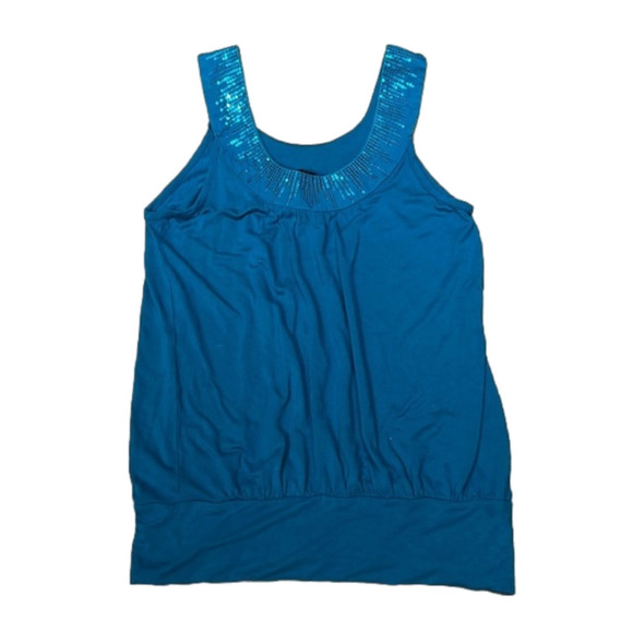 H&M | Tops | 25 Hm Tank With Sequins | Poshmark